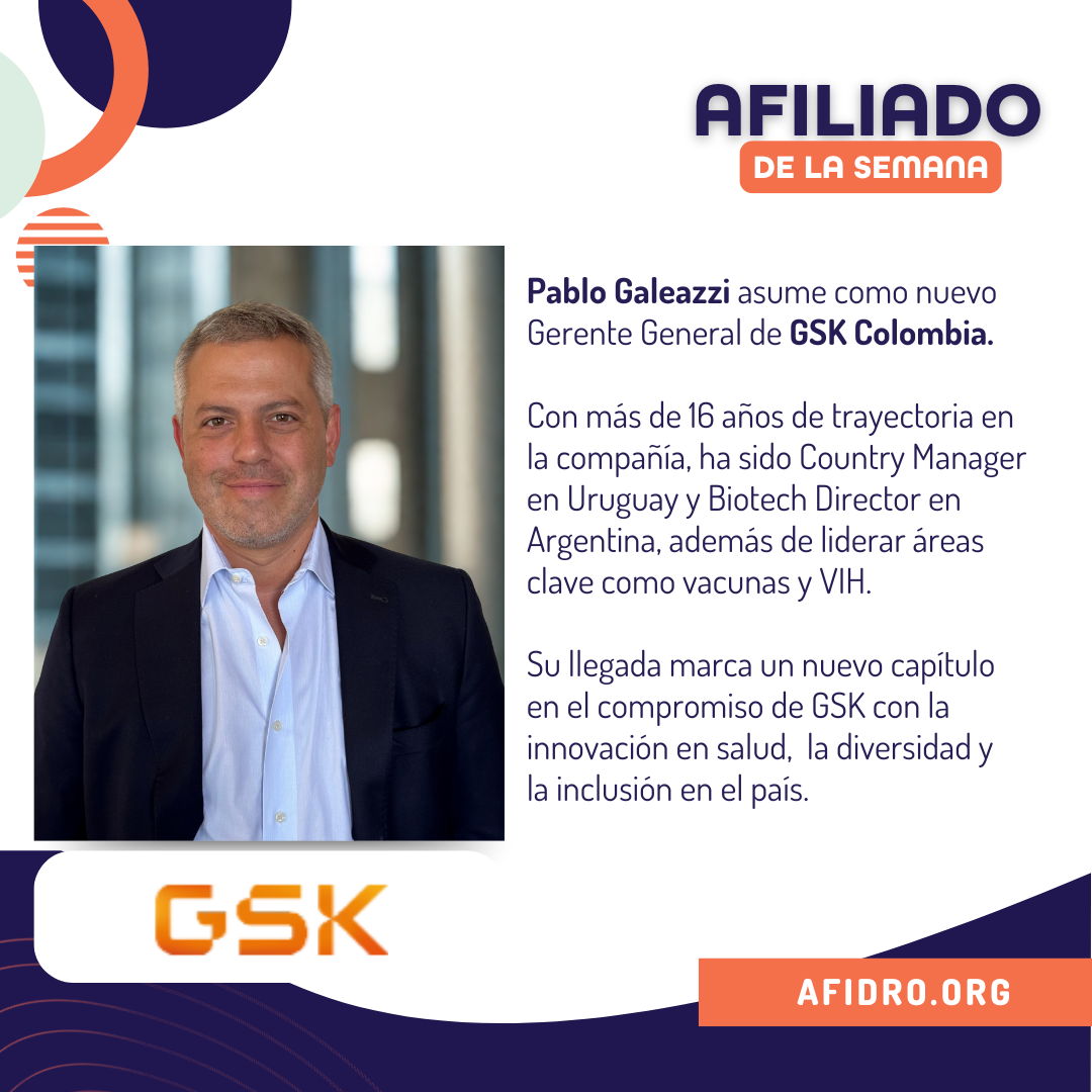 Pablo Galeazzi es el nuevo Gerente General de GSK Colombia - Afidro